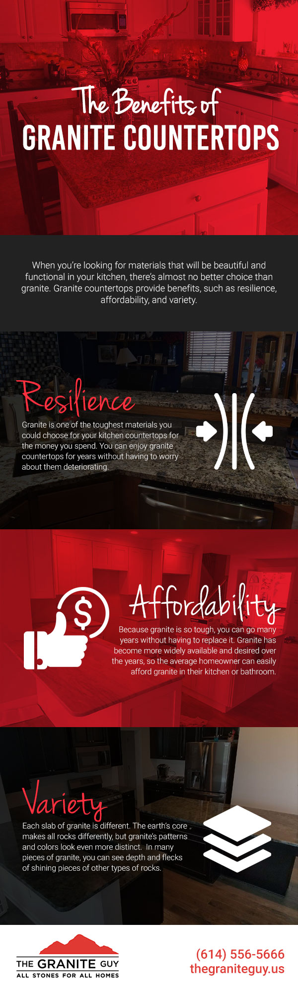The Benefits of Granite Countertops [infographic] | Granite Countertops ...